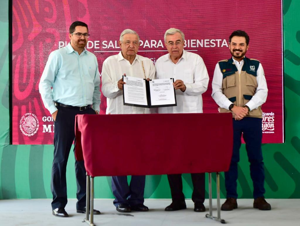 Rocha Y Amlo Firman Convenio Para Federalizar Los Servicios De Salud